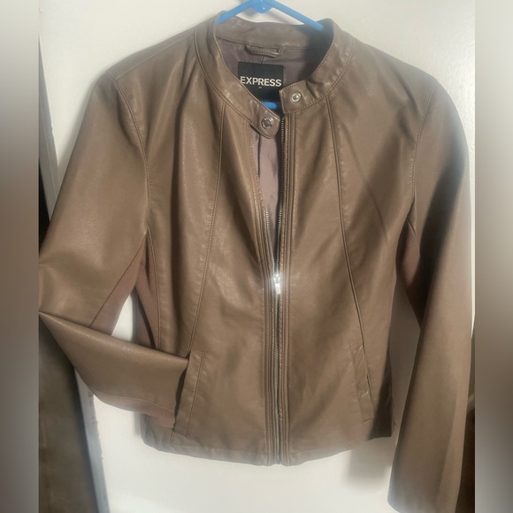 Express | Jackets & Coats | Express Faux Leather Jacket | Poshmark